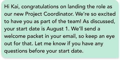 How to use text messages for recruiting (with examples) | Avochato
